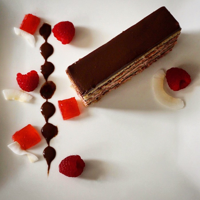 Recipe: Raspberry Coconut Opera Cake – Whatever it bakes
